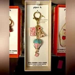 Piper K | Bags | Ma Cheri Nib Piper K Bag Charm Key Chain | Poshmark